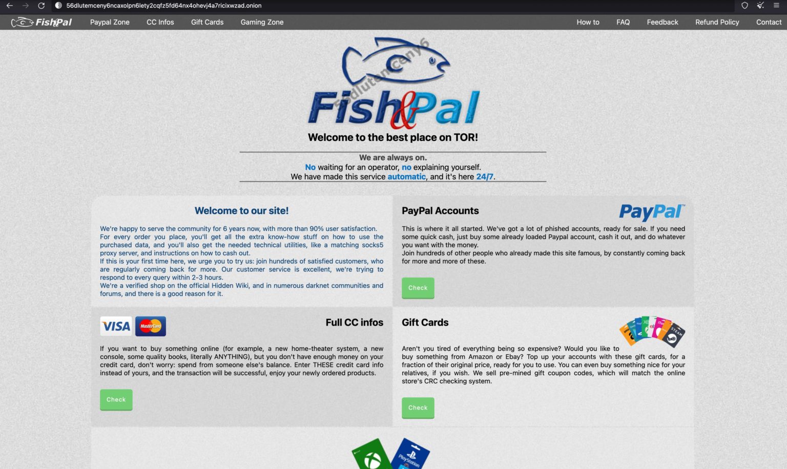 Fish and Pal: Dark Web Scam - Beware of Deceptive Claims