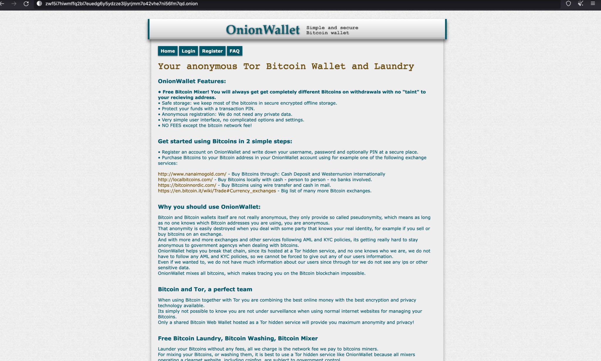 Onion Wallet: Beware of This Dark Web Bitcoin Scam