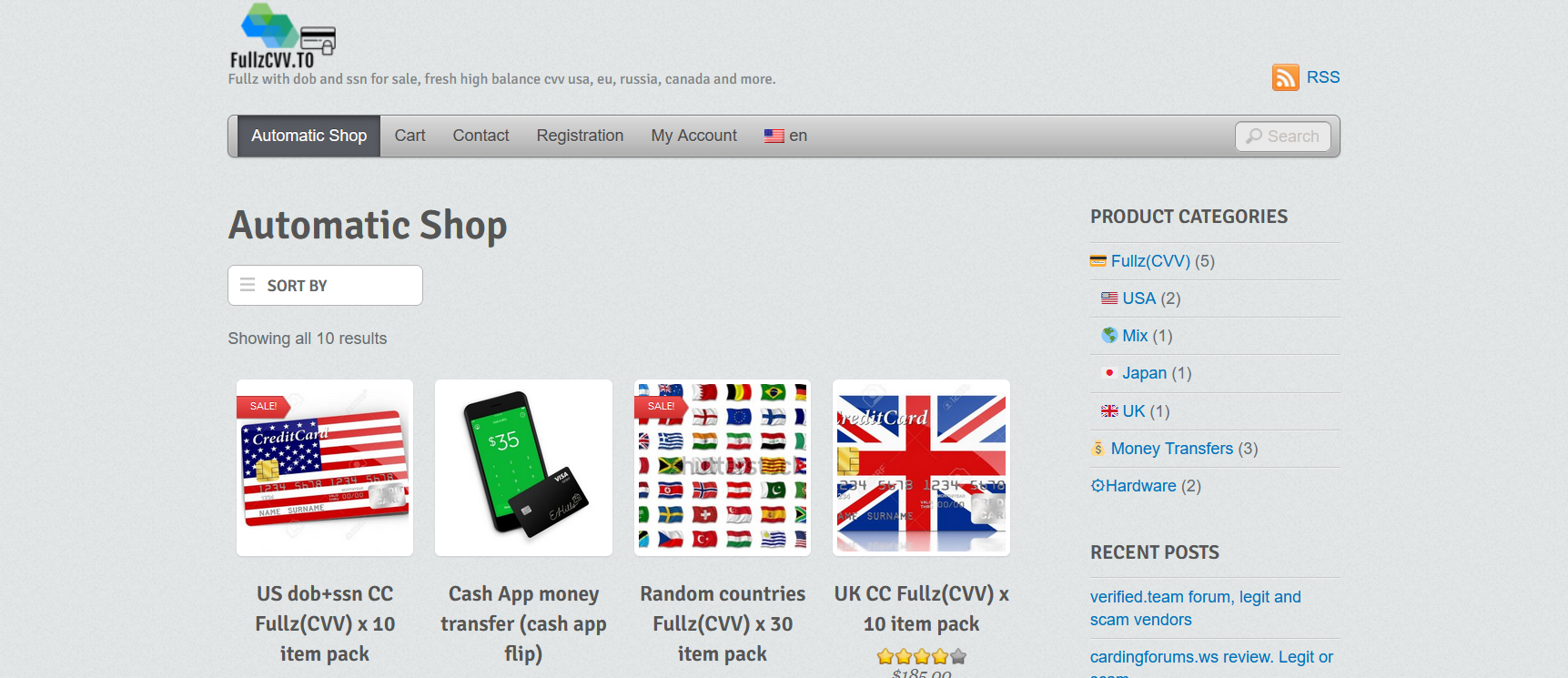 Fullz CVV Shop - torlinks