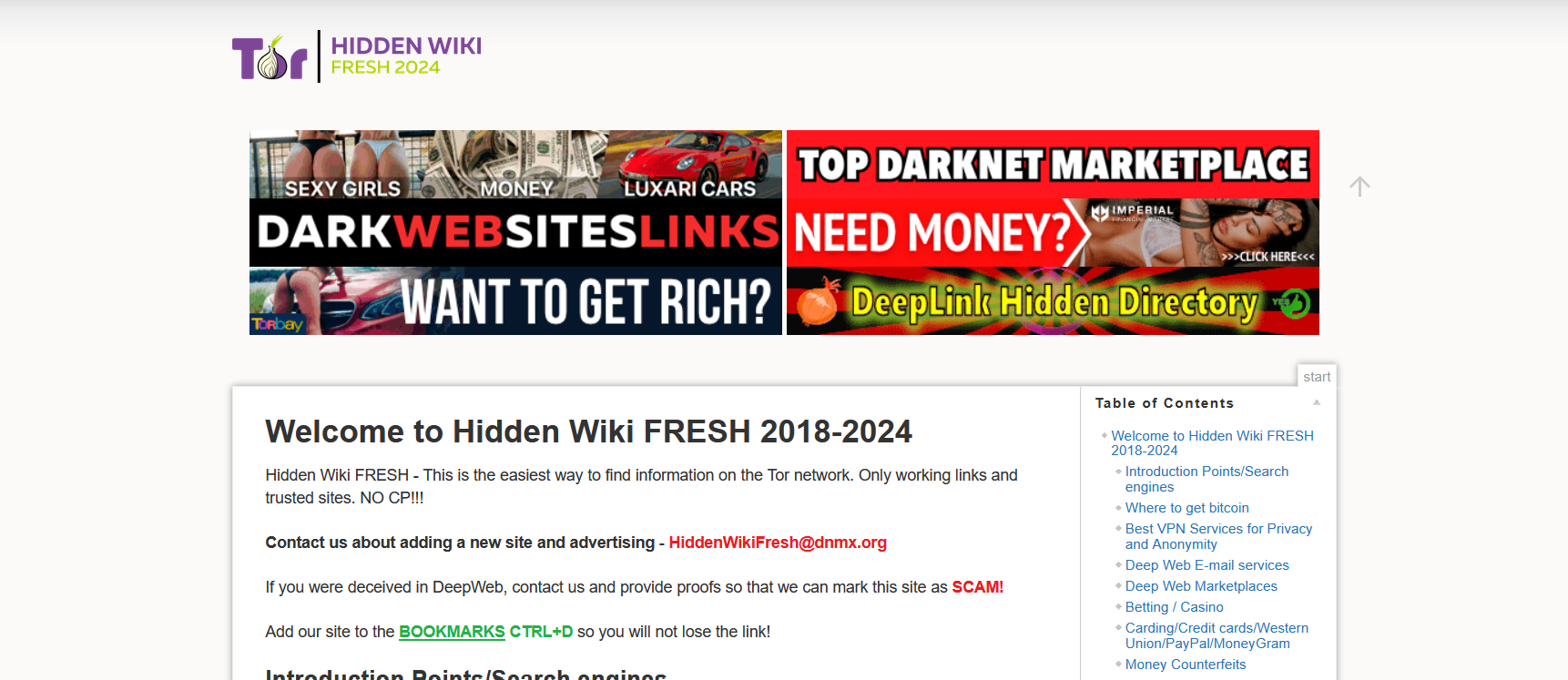 Hidden Wiki Fresh - torlinks