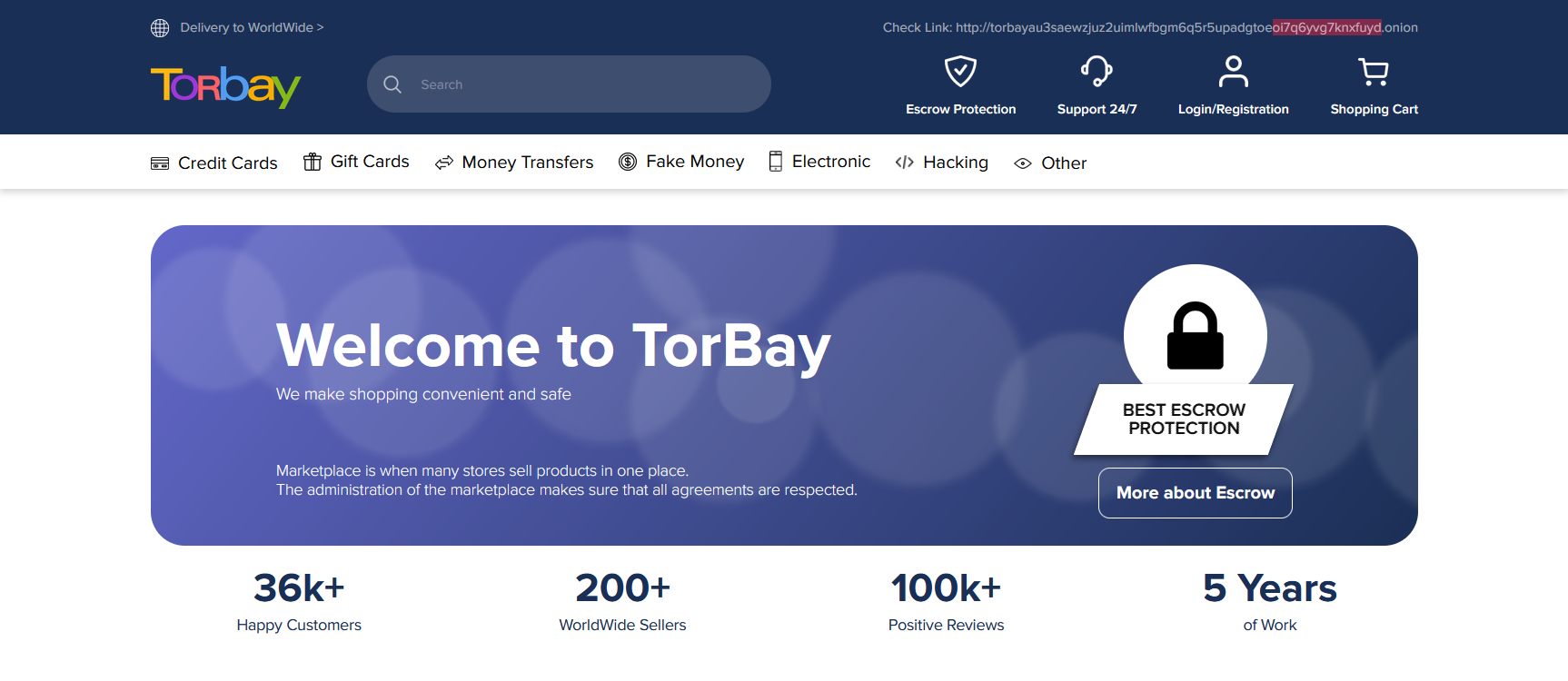 TorBay - torlinks