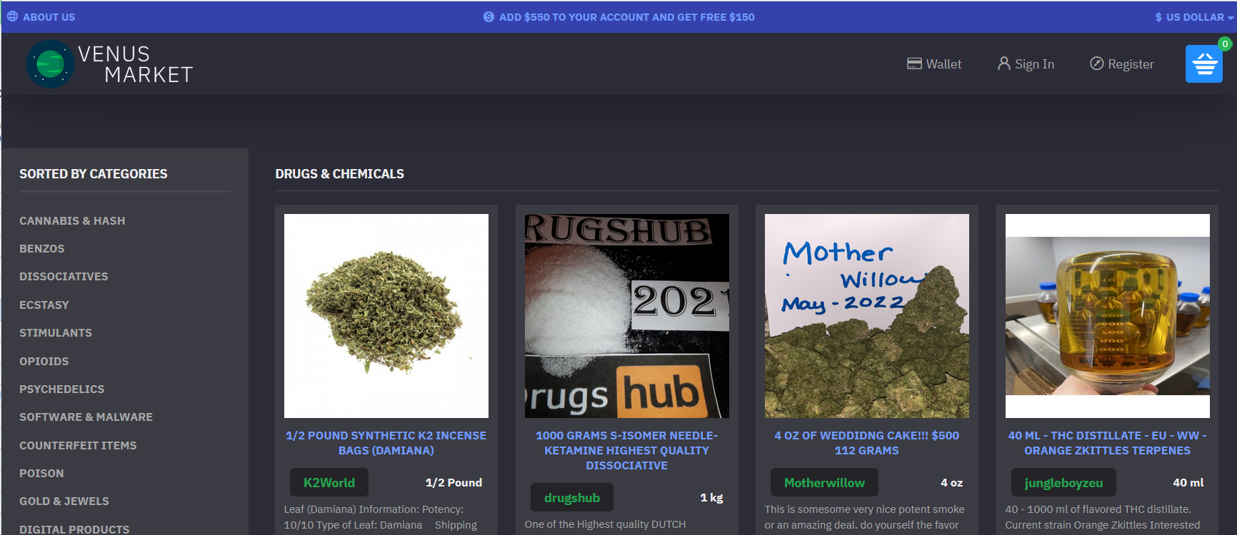 Venus Market - torlinks