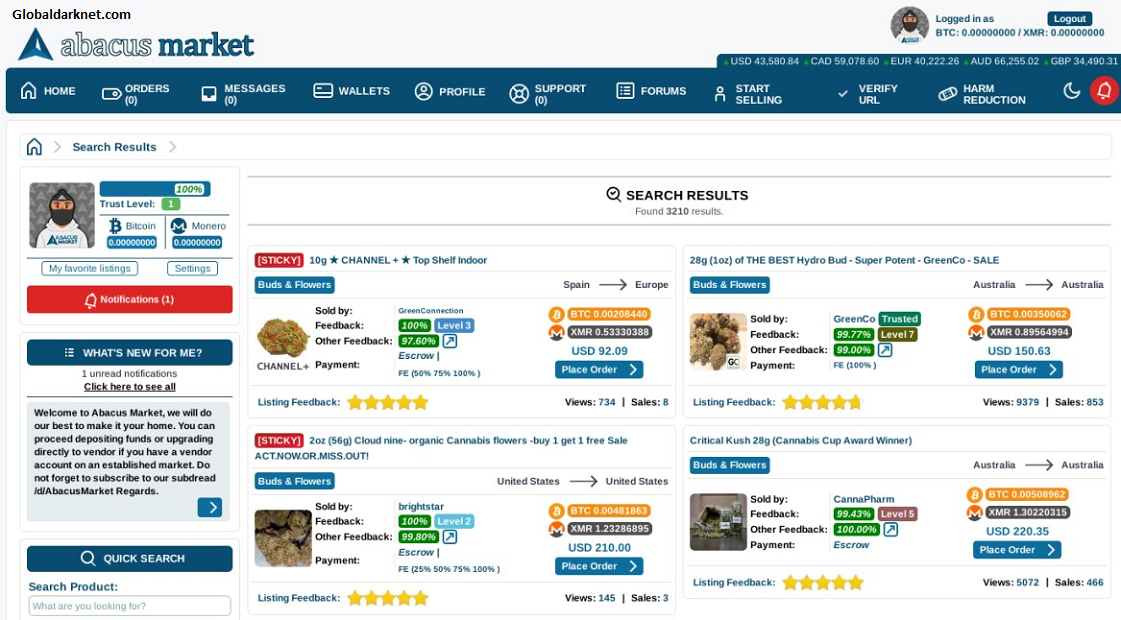 Abacus Market - torlinks