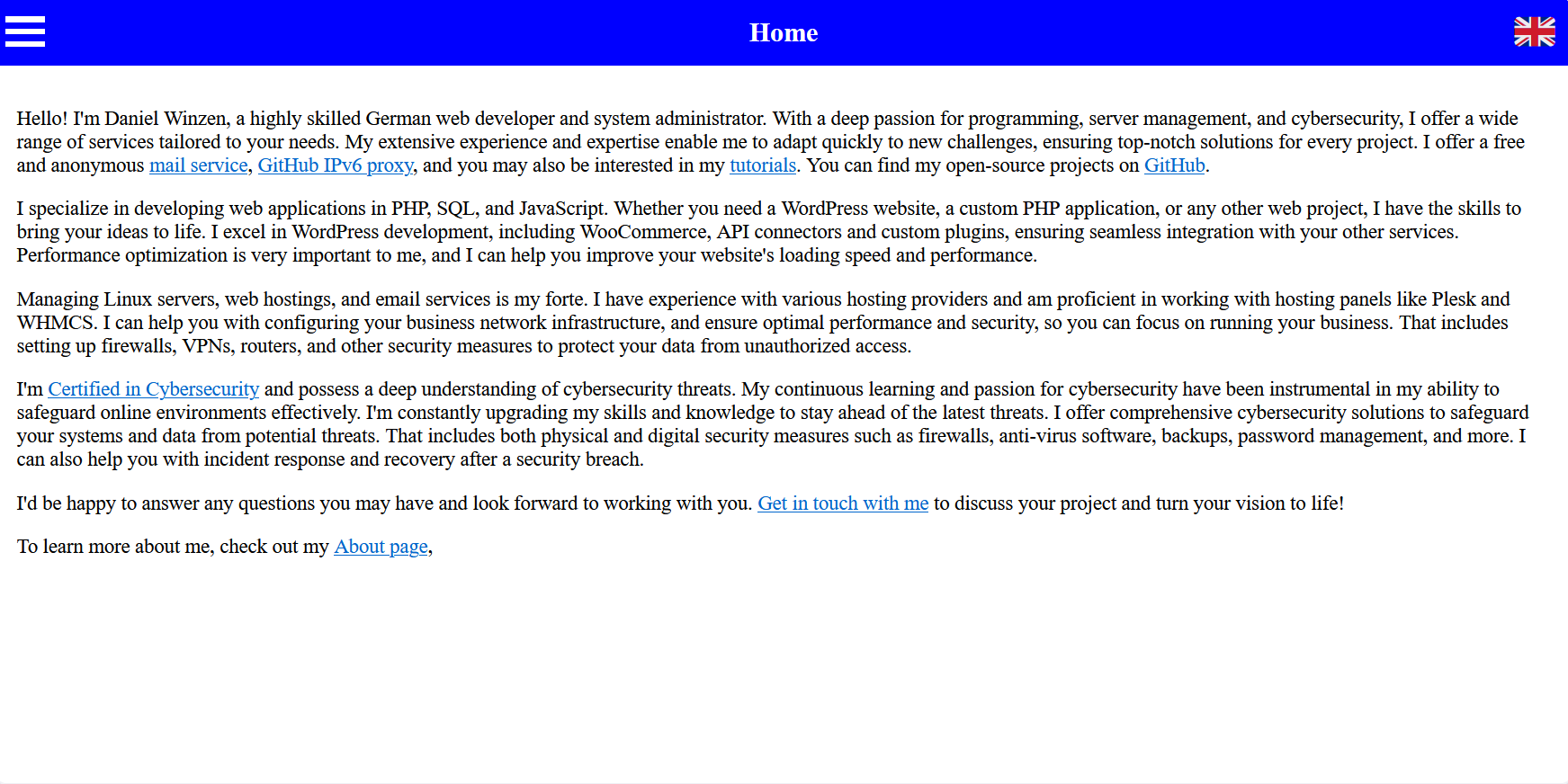 Daniel Winzen - torlinks