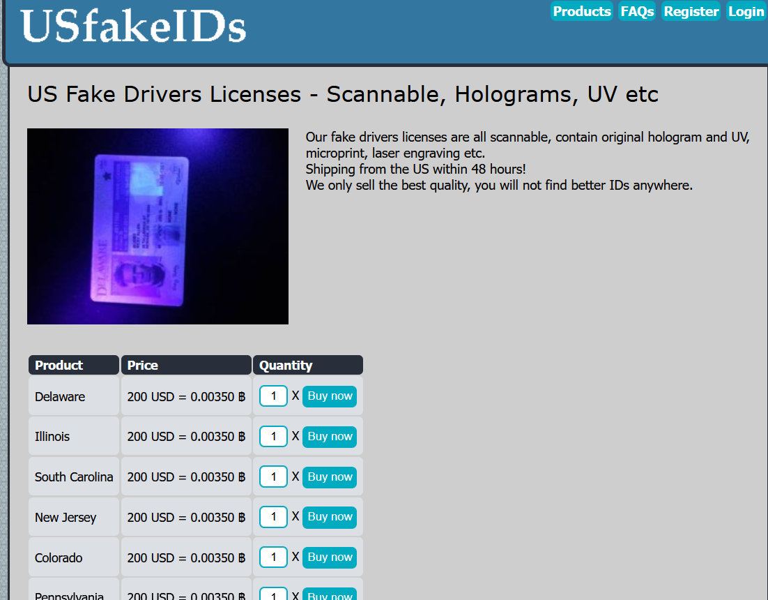 US Fake Ids - torlinks