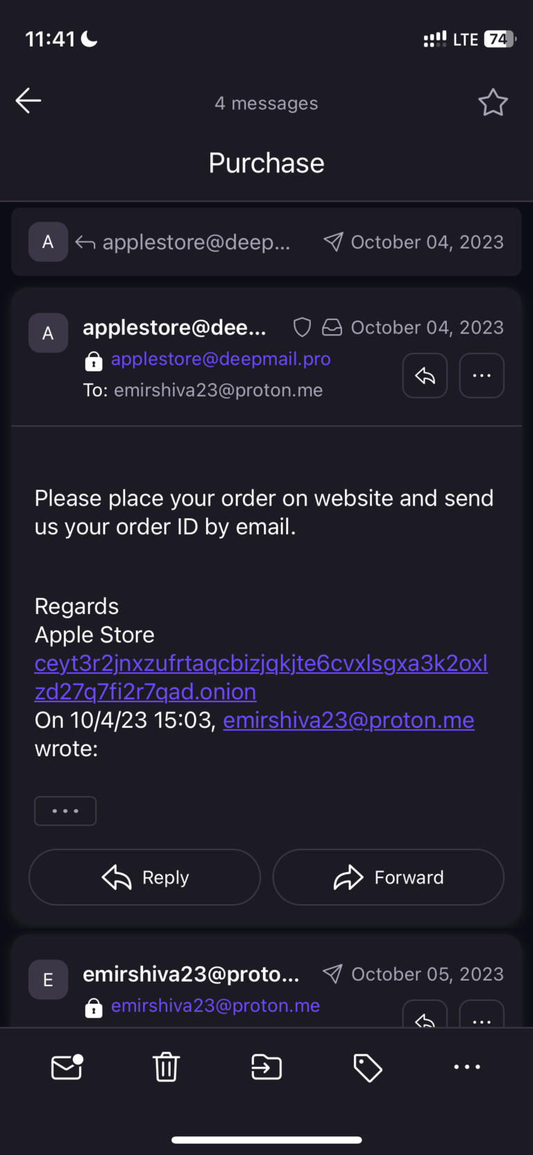 Apple store - REPORTED SCAM - FULL REVIEW