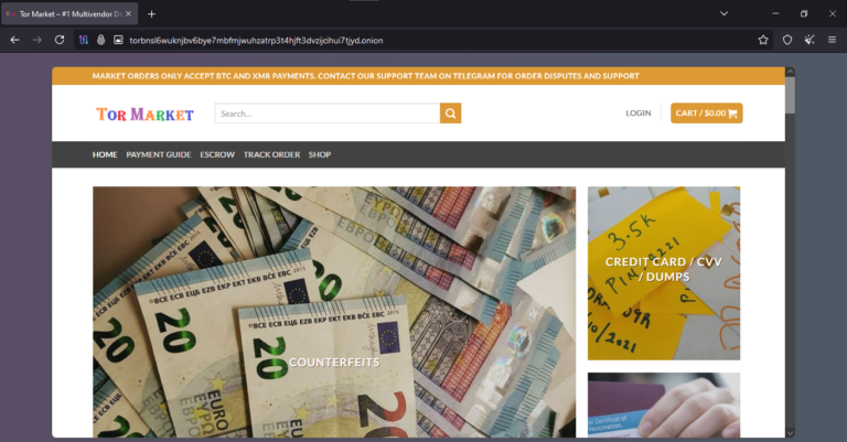 TOR MARKETPLACE - REPORTED SCAM - FULL REVIEW
